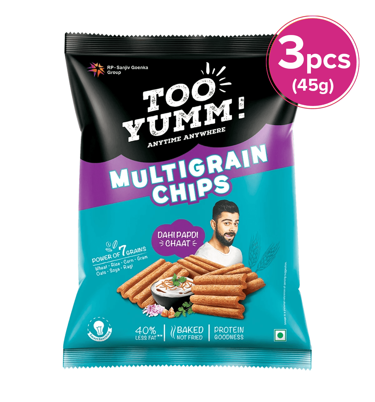 Buy Too Yumm! Too Yumm! Multigrain Chips Dahi Papdi Chaat 135 g Online ...