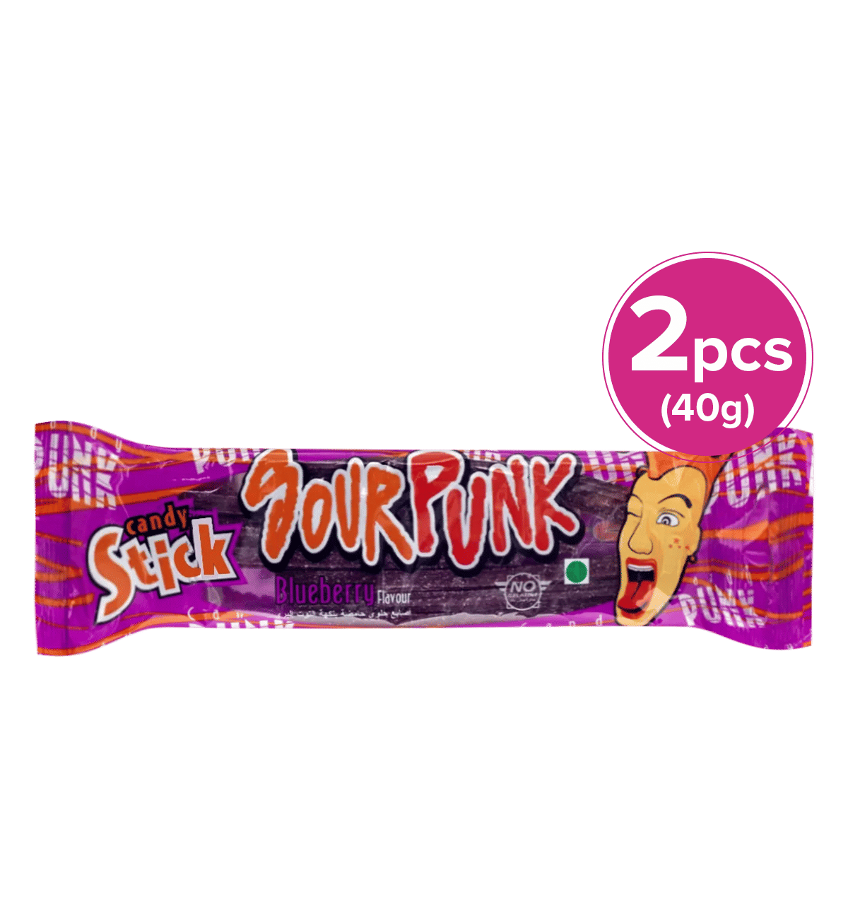 Buy Sour Punk Sour Punk Blueberry Candy Stick 2 pieces Online At Rs. 70 ...
