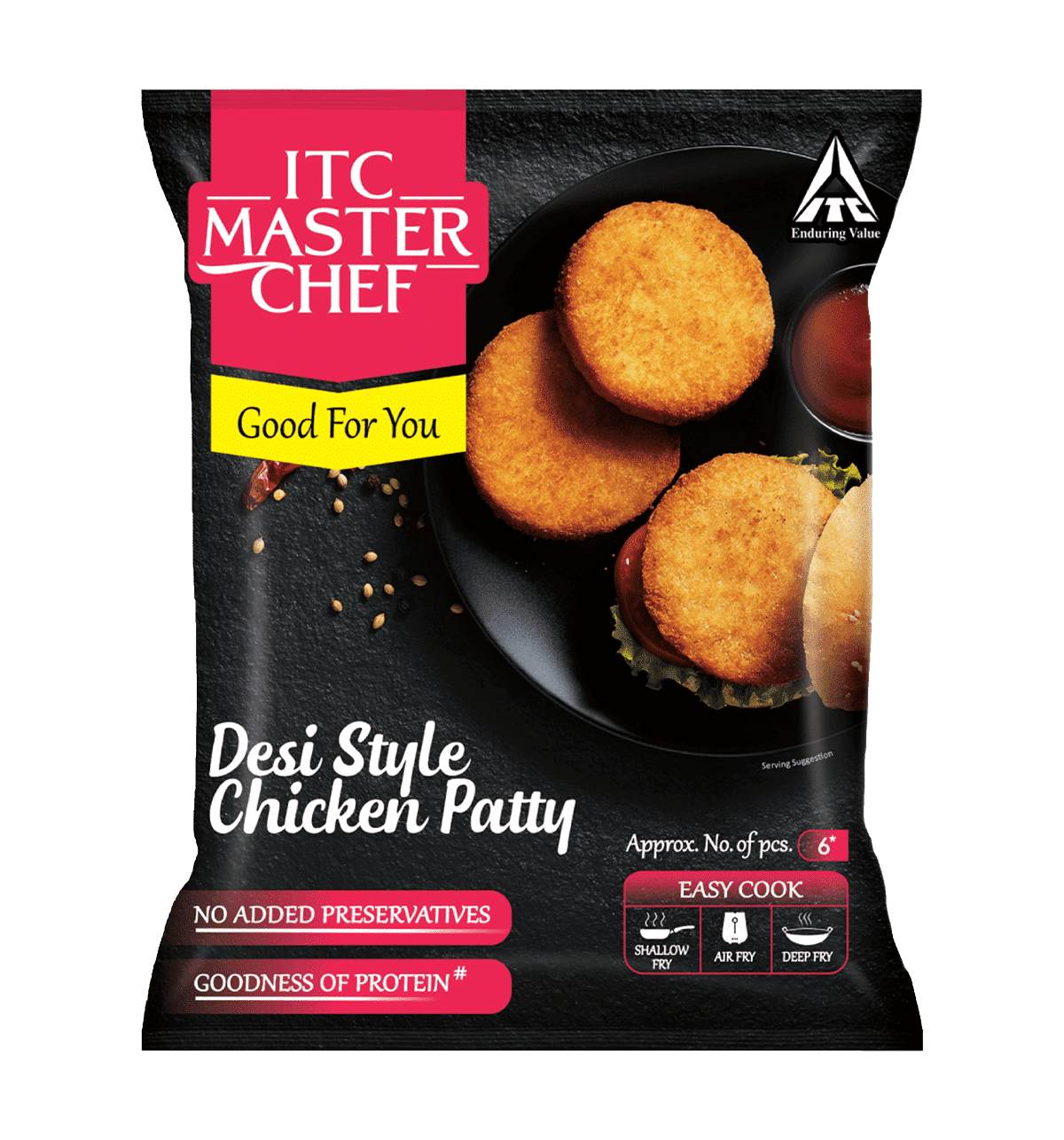 Buy Itc Master Chef Itc Master Chef Desi Style Chicken Patty 330 g ...