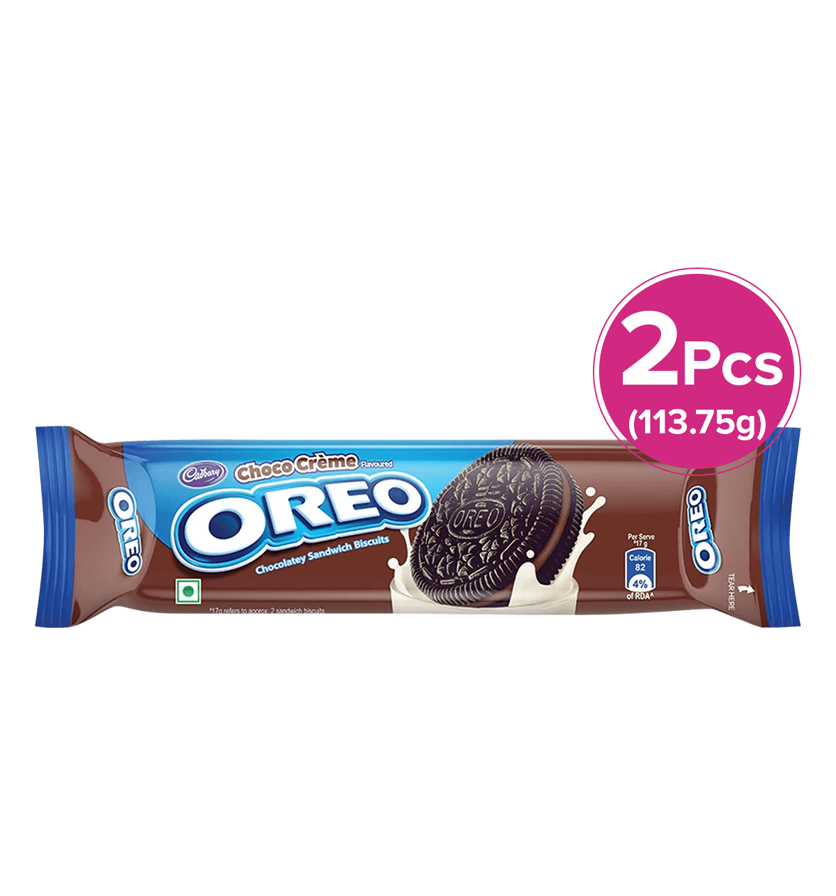Buy Cadbury Cadbury Oreo Choco Creme Chocolatey Sandwich Biscuits 2 ...