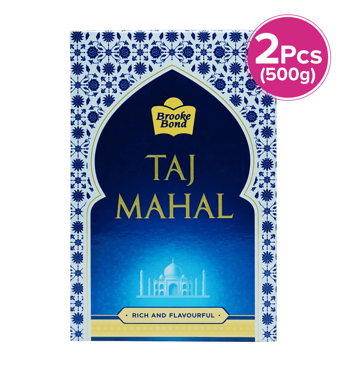 Buy Taj Mahal Taj Mahal Rich and Flavourful Tea 2 pieces Online At Rs ...