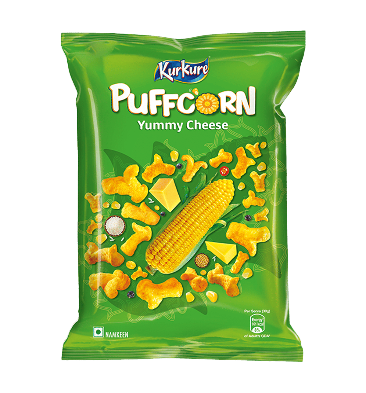 Buy Kurkure Kurkure Yummy Cheese Puffcorn Crisps 4 pieces Online At Rs ...