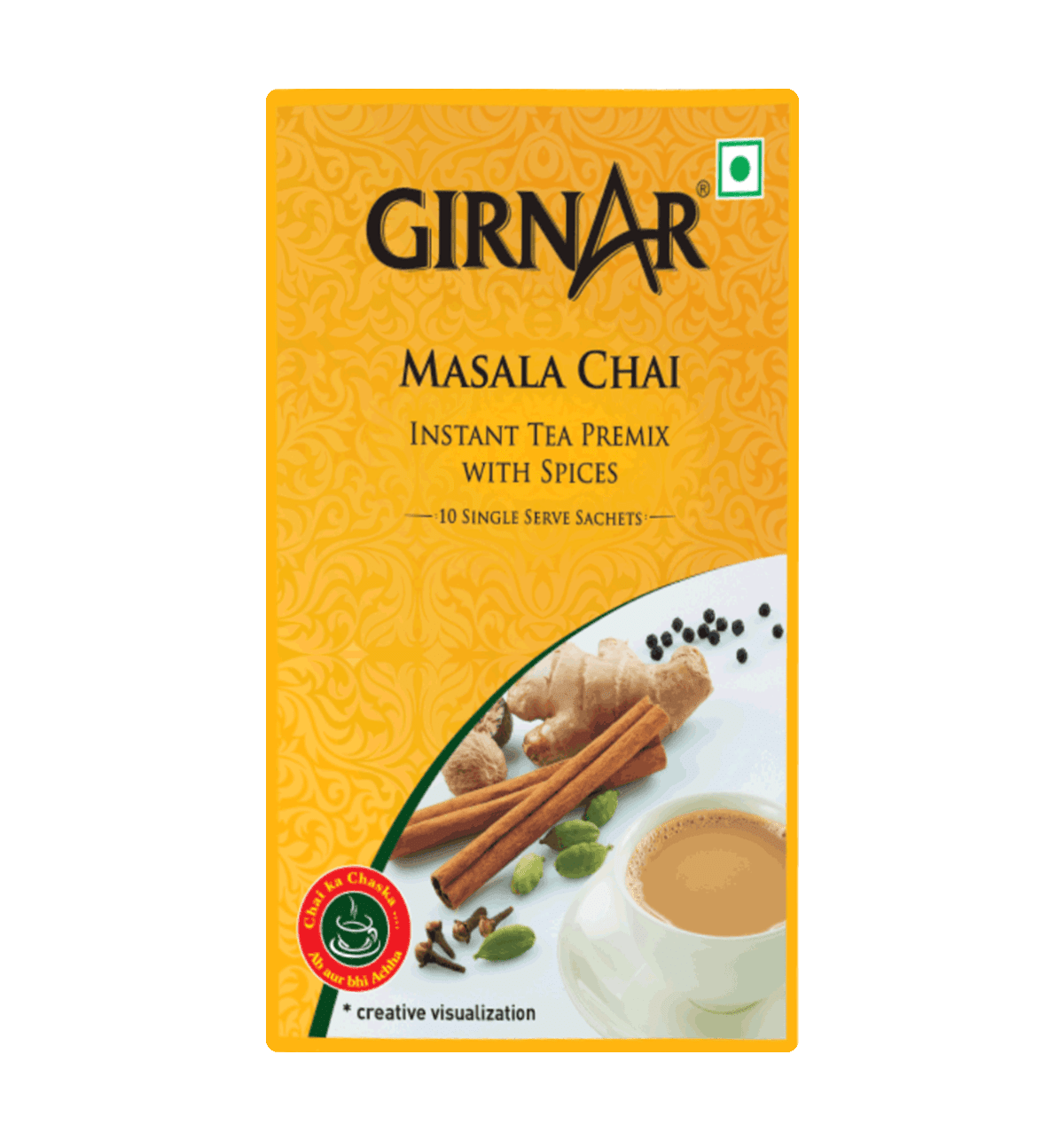 Buy Girnar Girnar Instant Tea Premix With Masala (10 Sachets) 140 g ...