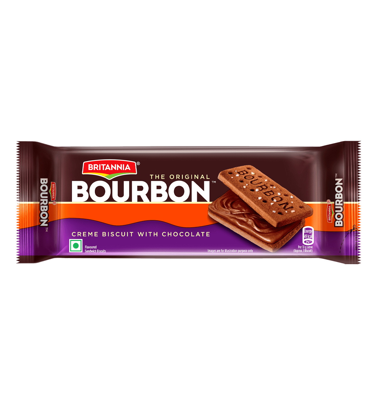 Buy Britannia Britannia The Original Bourbon Creme Biscuit With ...