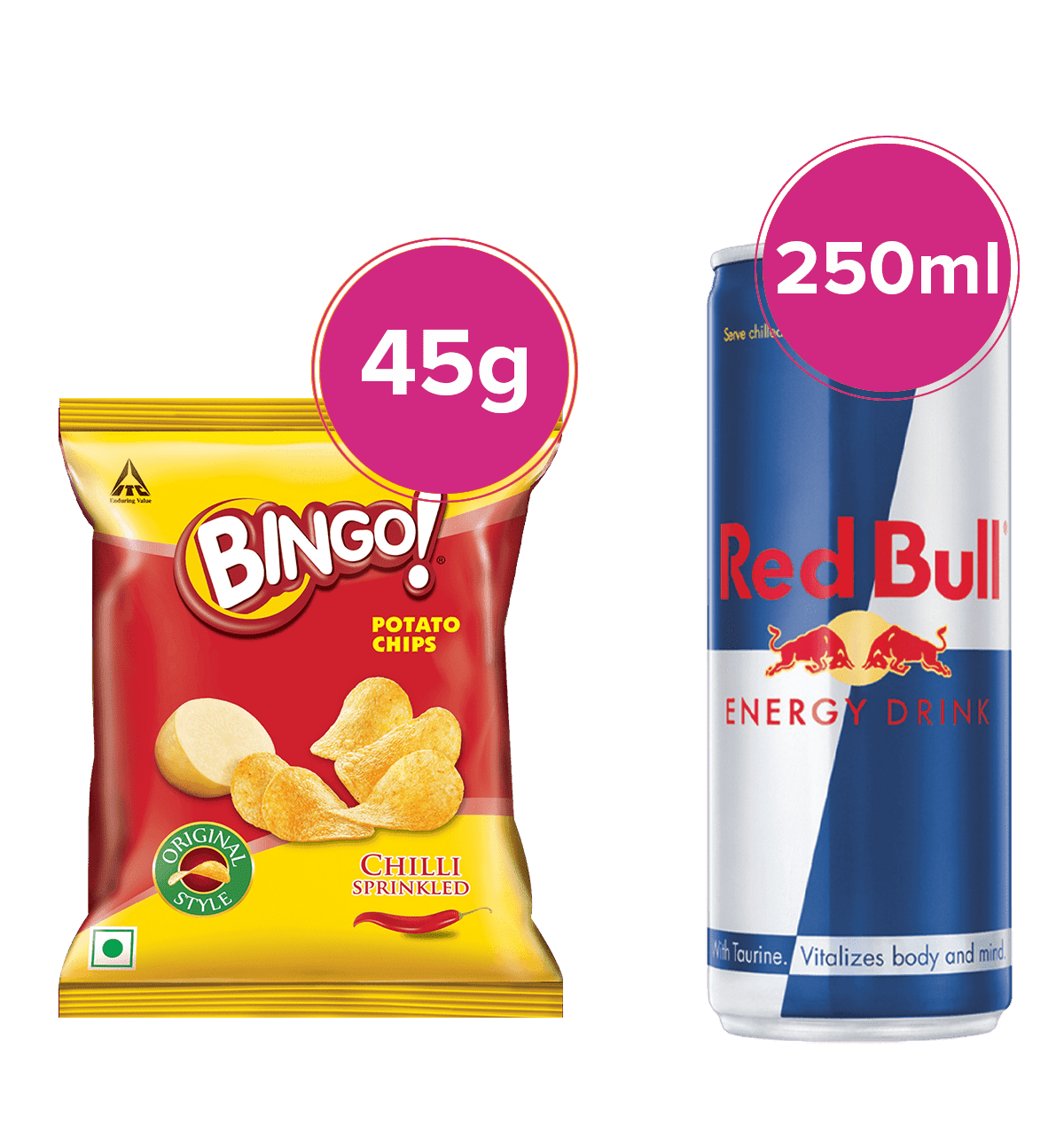 Buy Red Bull Red Bull Energy Drink & Bingo Potato Chips Original Style ...