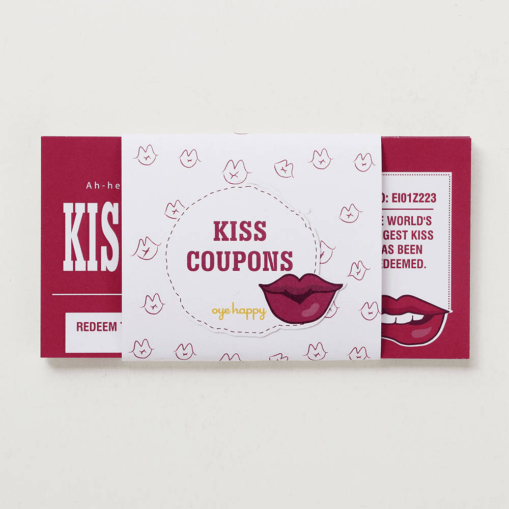 Buy Valentine's Kiss Coupons Cards Set 1 Piece Online At Rs. 249 ...