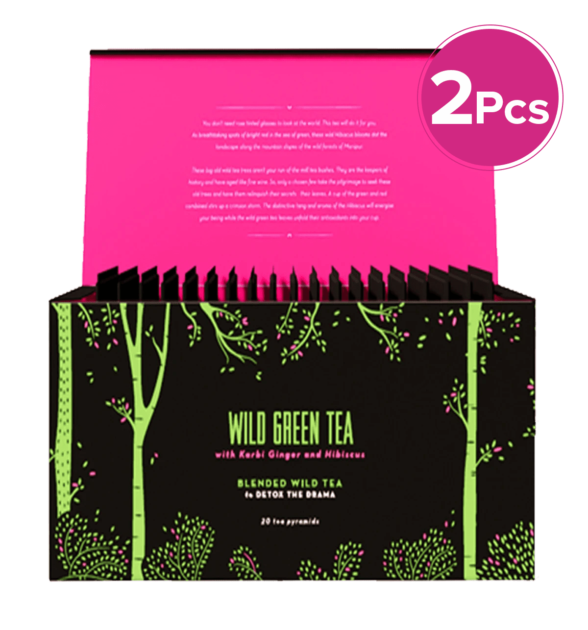 Buy Beyondarie Beyondarie Wild Green Tea - Karbi Ginger and Hibiscus 2 pieces Online At Rs. 598 ...