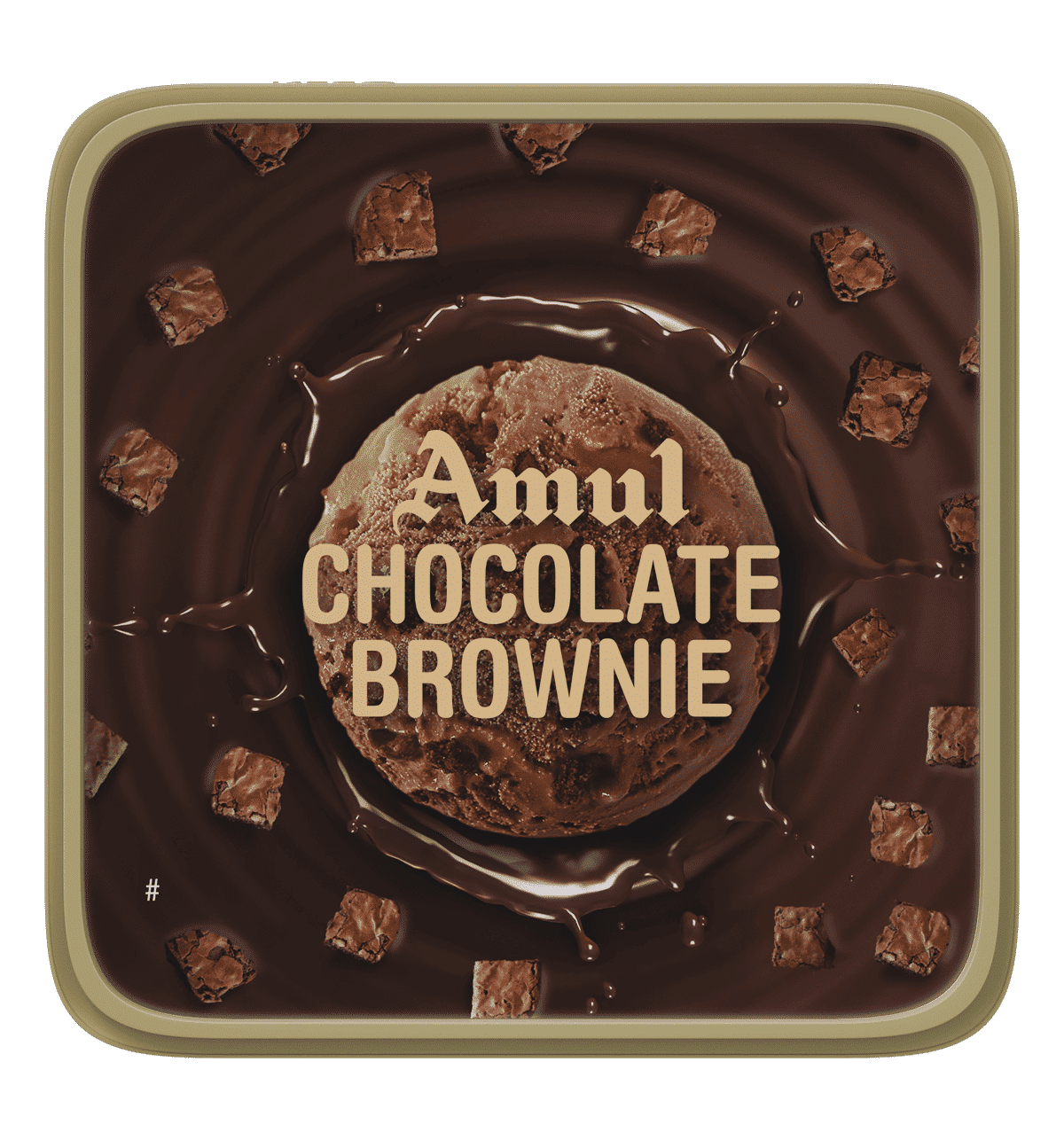 Buy Amul Amul Chocolate Brownie Ice Cream Tub 1 L Online At Rs. 230 ...