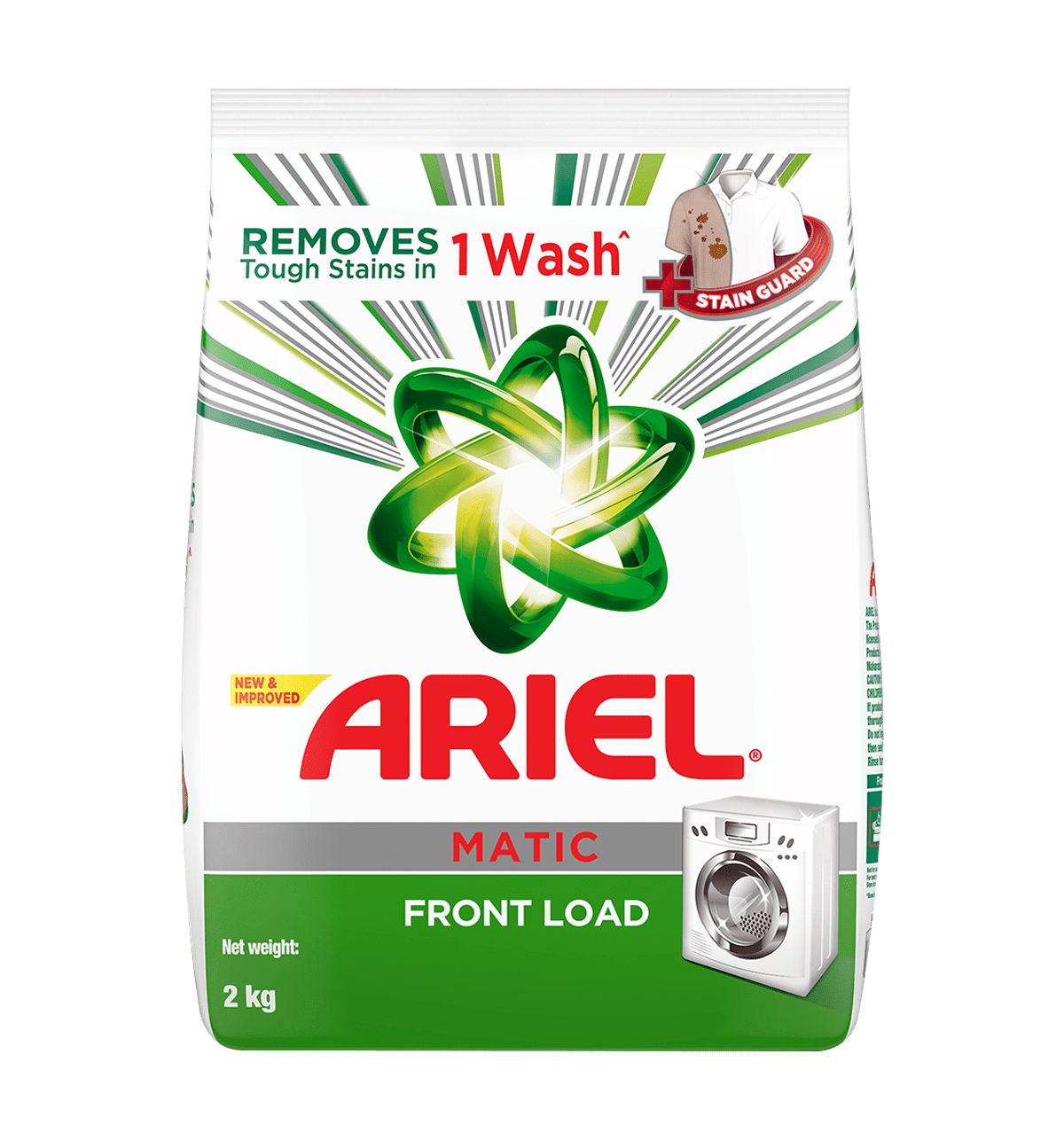 Buy Ariel Ariel Matic Front Load Detergent Powder 2 kg Online At Rs ...
