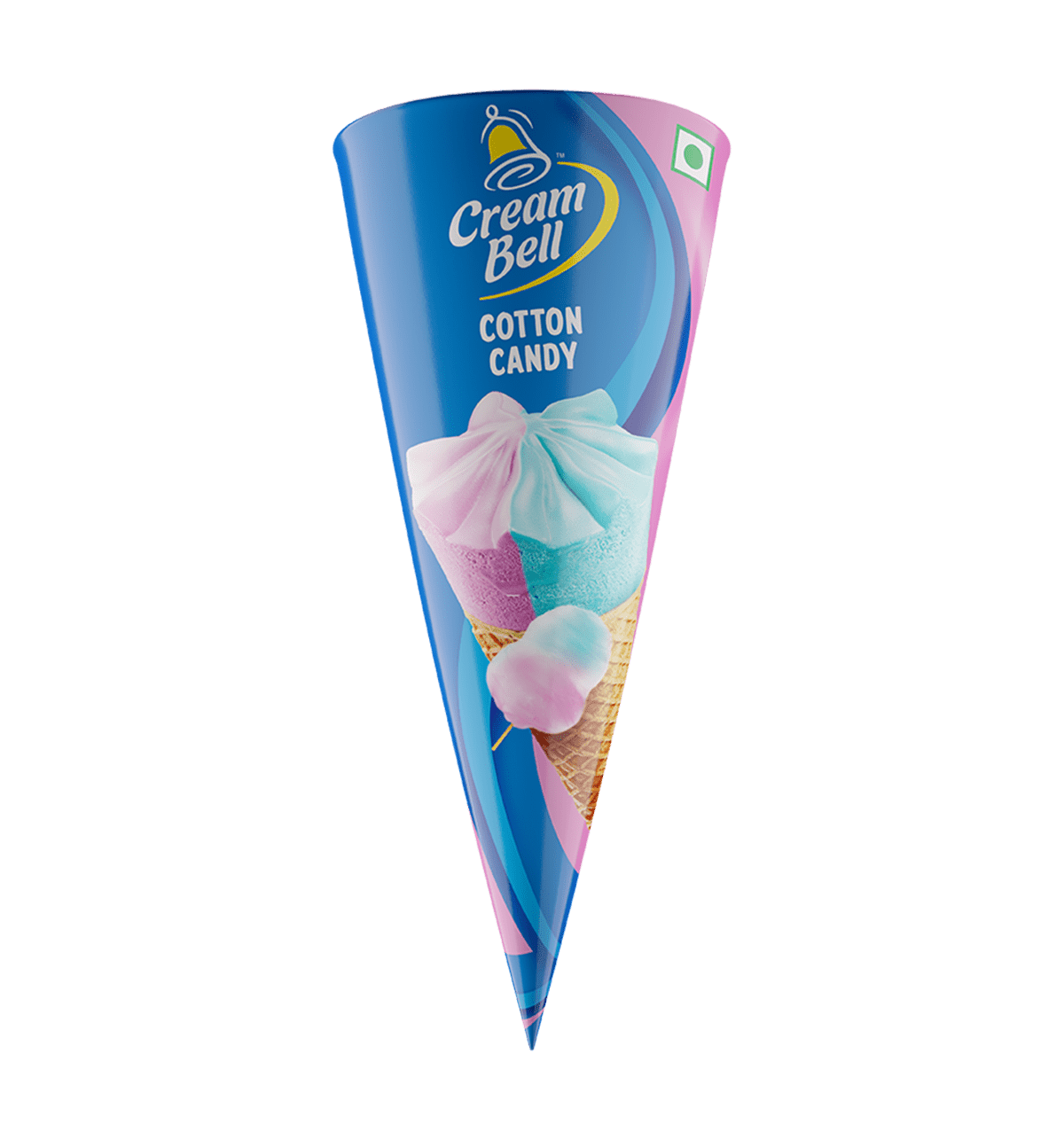 Buy Cream Bell Cream Bell Cotton Candy Frozen Dessert Cone 6 pieces ...