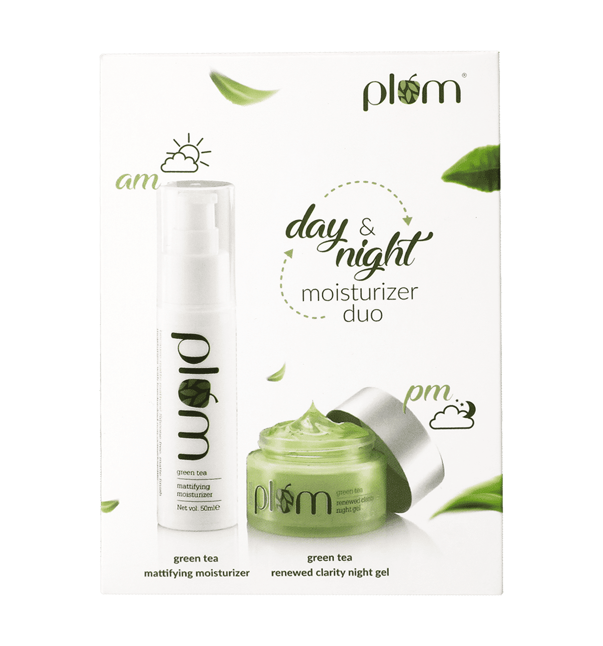 Buy Plum Plum Day & Night Moisture Duo Gift Set Powered By Green Tea 75 ...