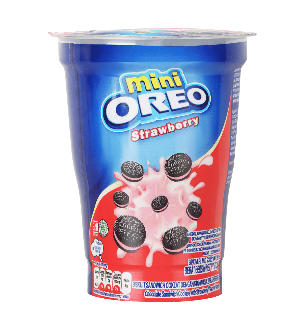 Buy Cadbury Oreo Cadbury Oreo Mini Strawbery Flavored Cream 61.3 g ...