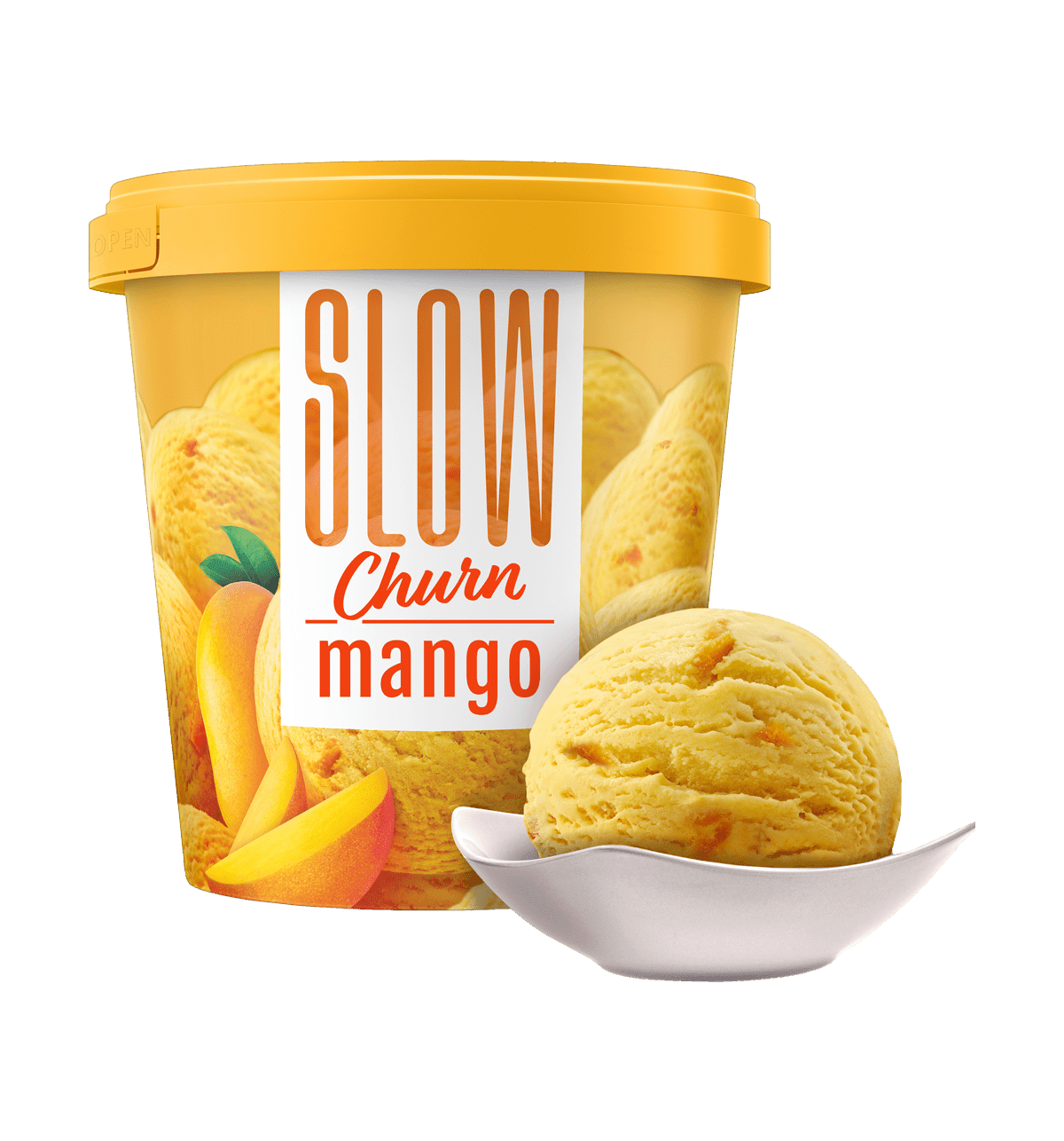 Buy Slow Churn Slow Churn Mango Ice Cream Tub 500 ml Online At Rs. 375 ...