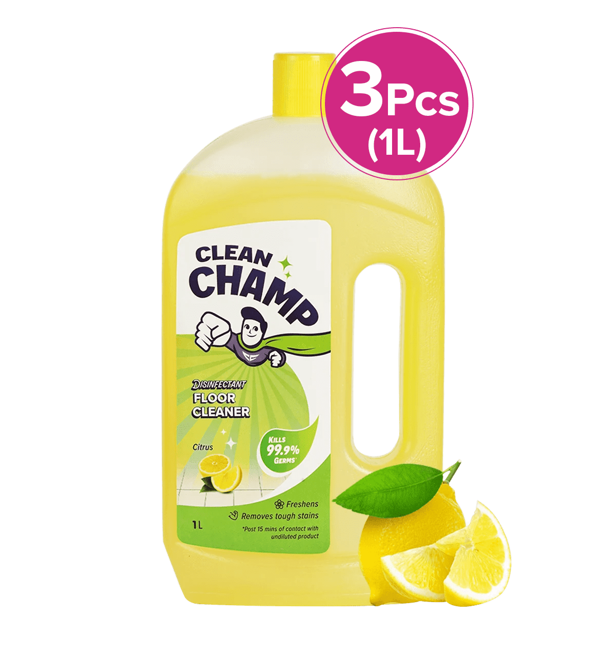 Buy Clean Champ Clean Champ Floor Cleaner Citrus Bottle 3 pieces Online ...