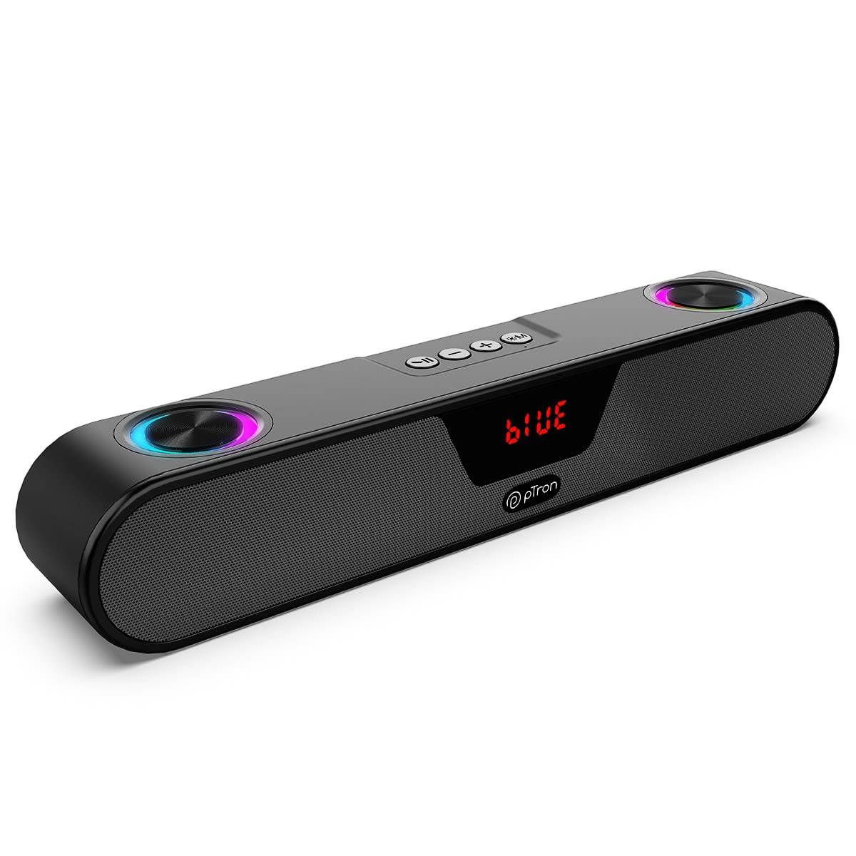 Buy pTron Fusion Concert Soundbar Speaker, 24W, 2 hours Playtime ...