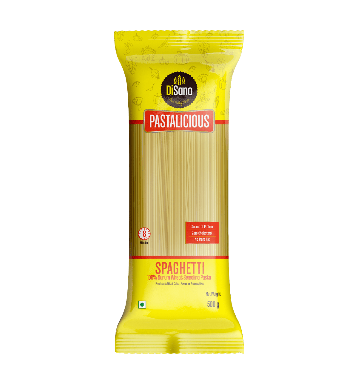 Buy Disano Disano Spaghetti Pasta 100% Durum Wheat 500 g Online At Rs ...