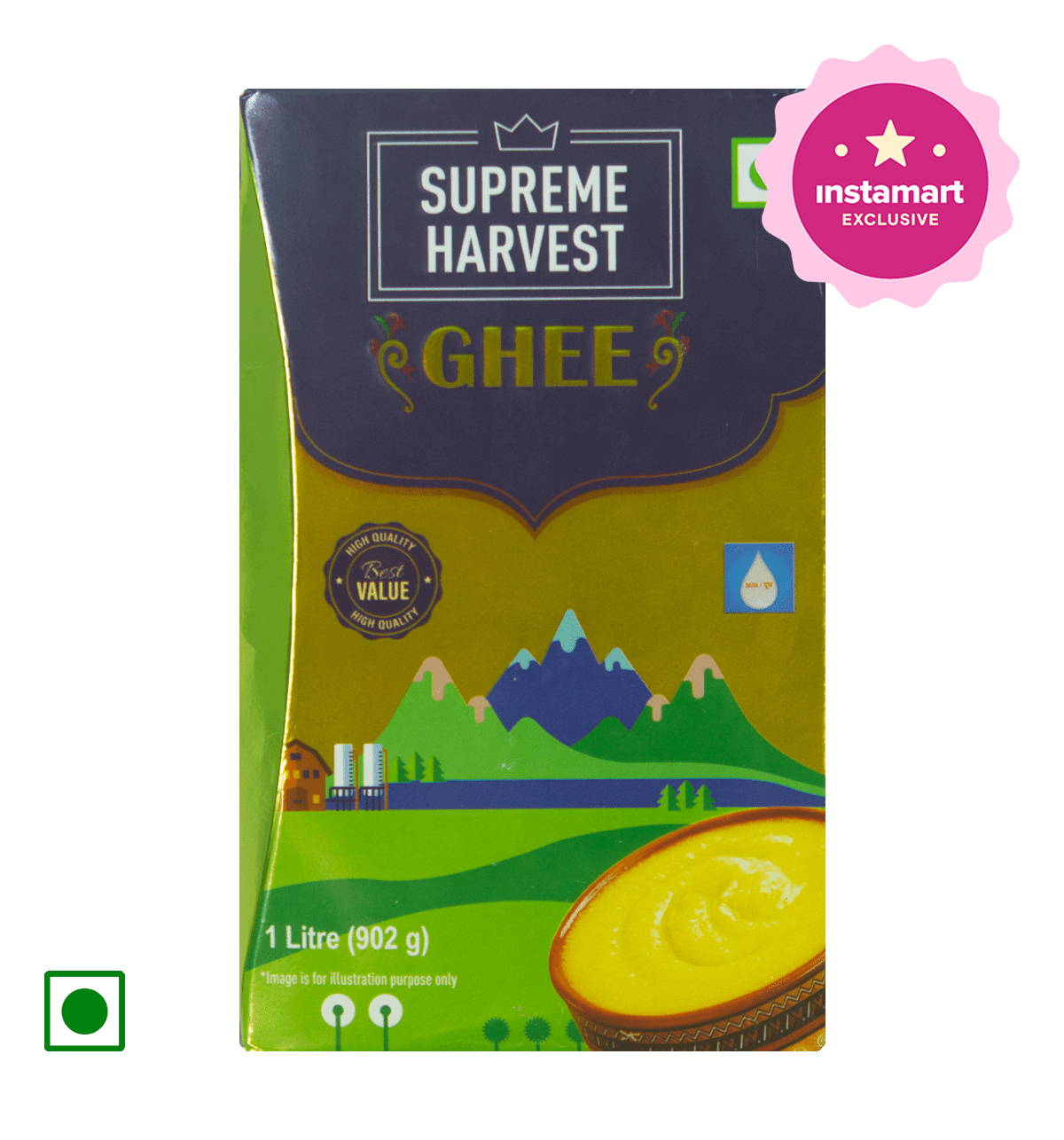 Buy Supreme Harvest Supreme Harvest Cow Ghee 1 L Online At Rs. 950 ...