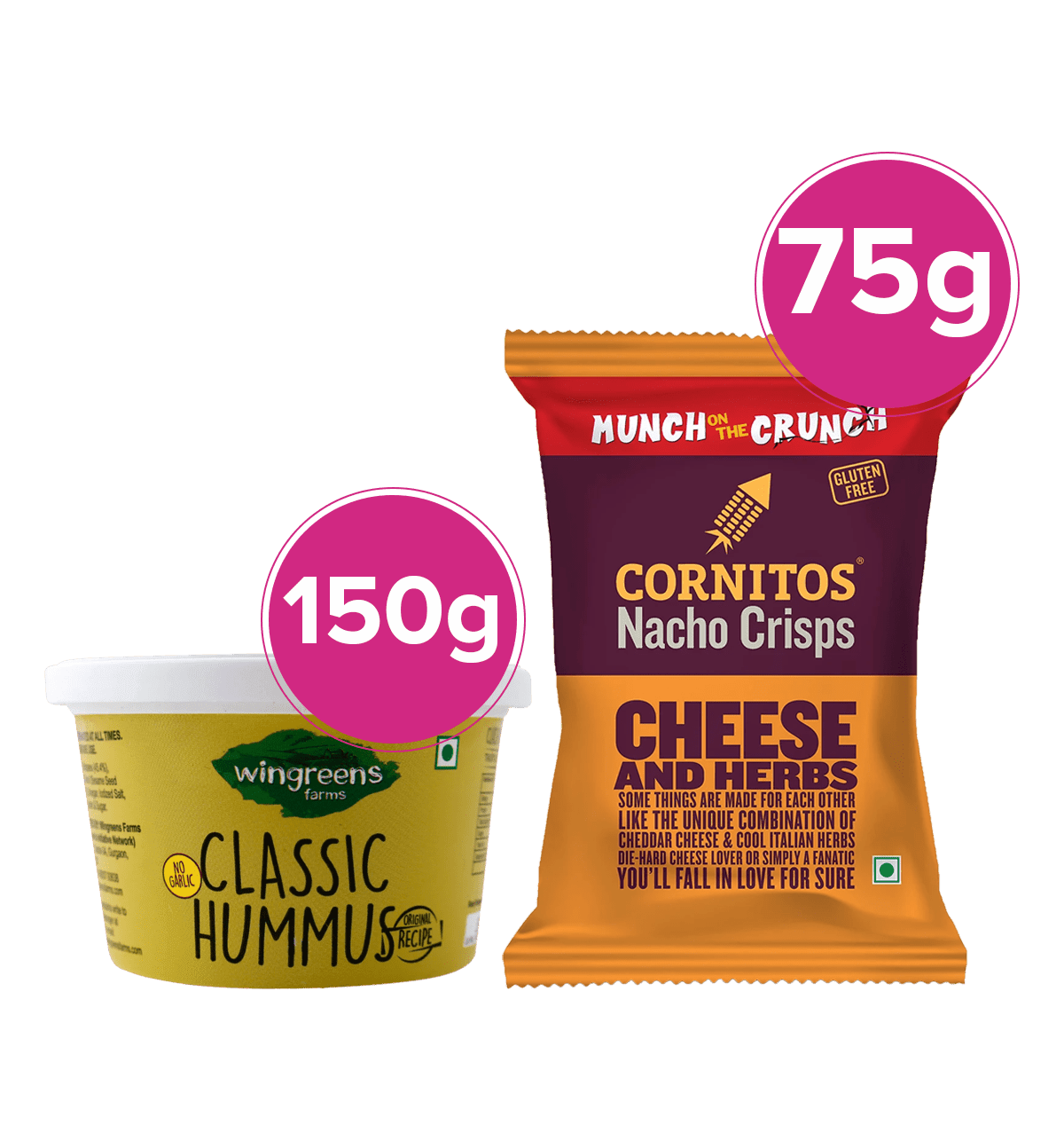 Buy Wingreens Cornitos Cheese & Herb Nacho Crisps & Wingreens Farms ...