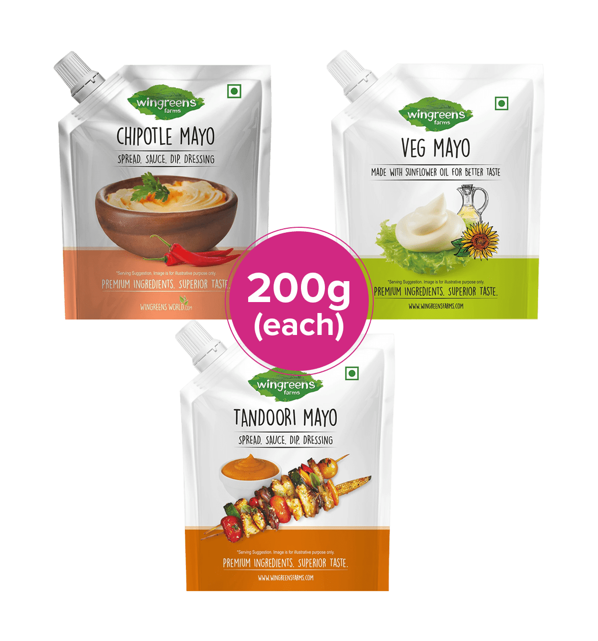 Buy Wingreens Wingreens Farms Chipotle Mayo & Wingreens Farms Tandoori ...