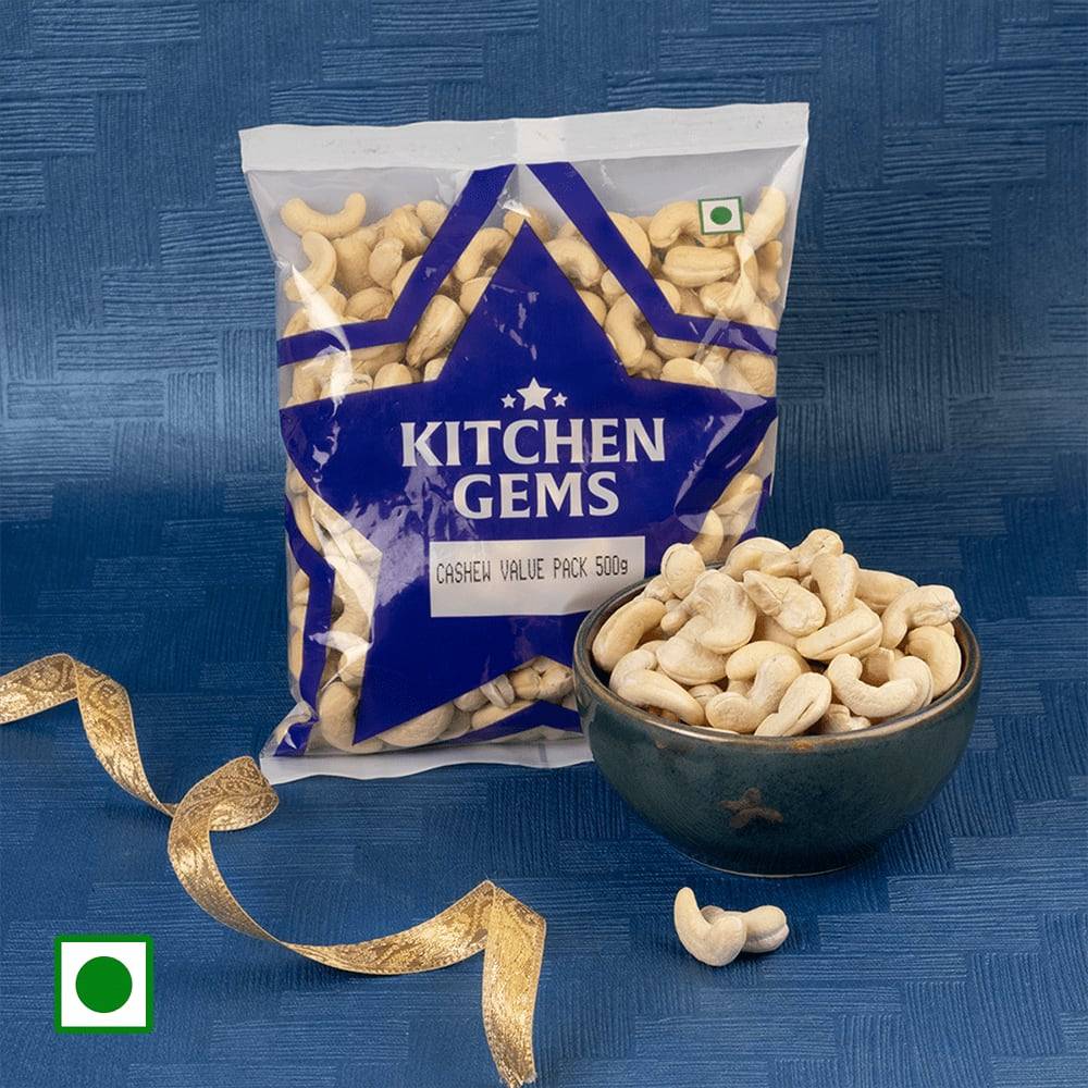 Buy Kitchen Gems KITCHEN GEMS Cashew Whole 500 g Online At Rs. 750 ...