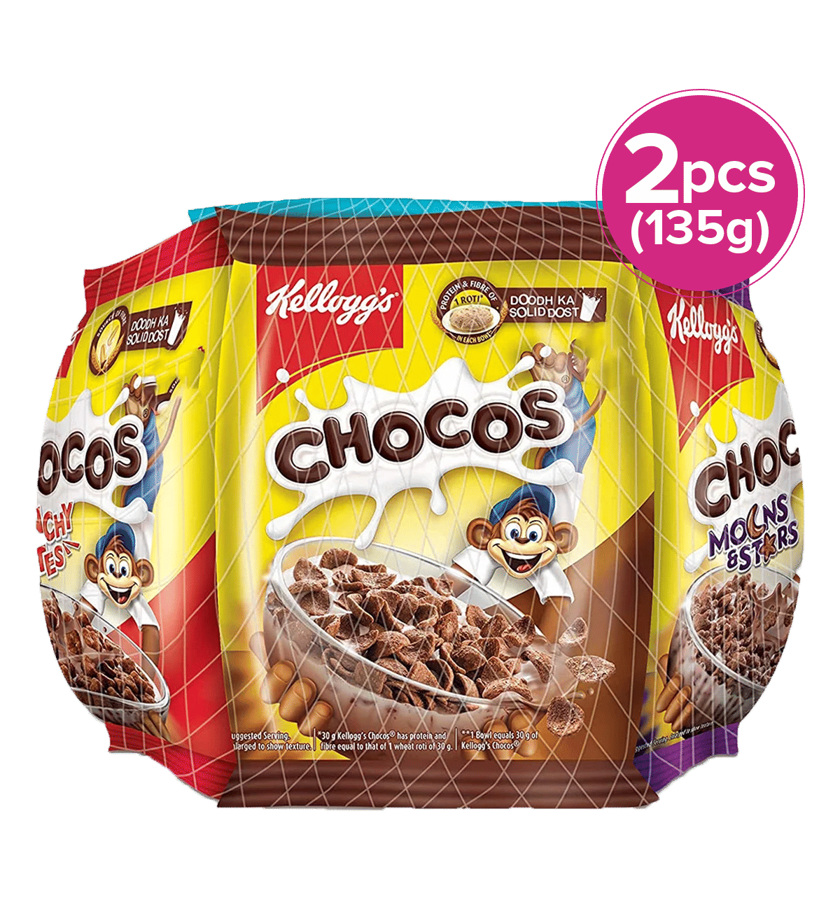 Buy Kellogg's Kellogg's Chocos Variety Pack 2 pieces Online At Rs. 140 ...