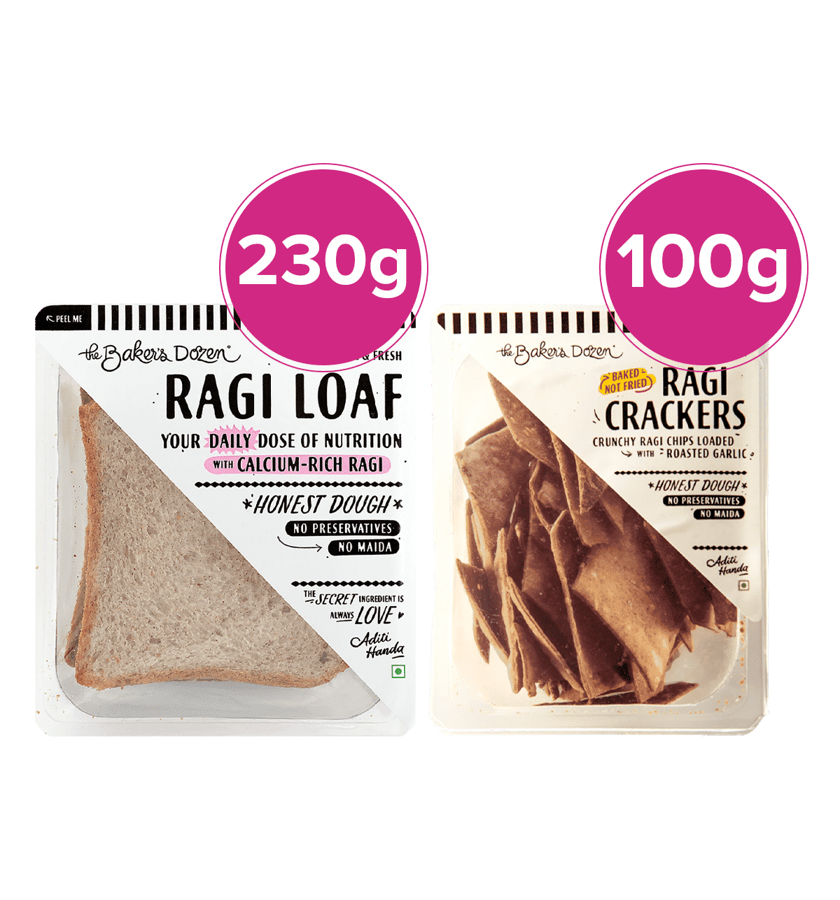 Buy The Baker's Dozen The Baker's Dozen Ragi Loaf No Maida & The Bakers ...