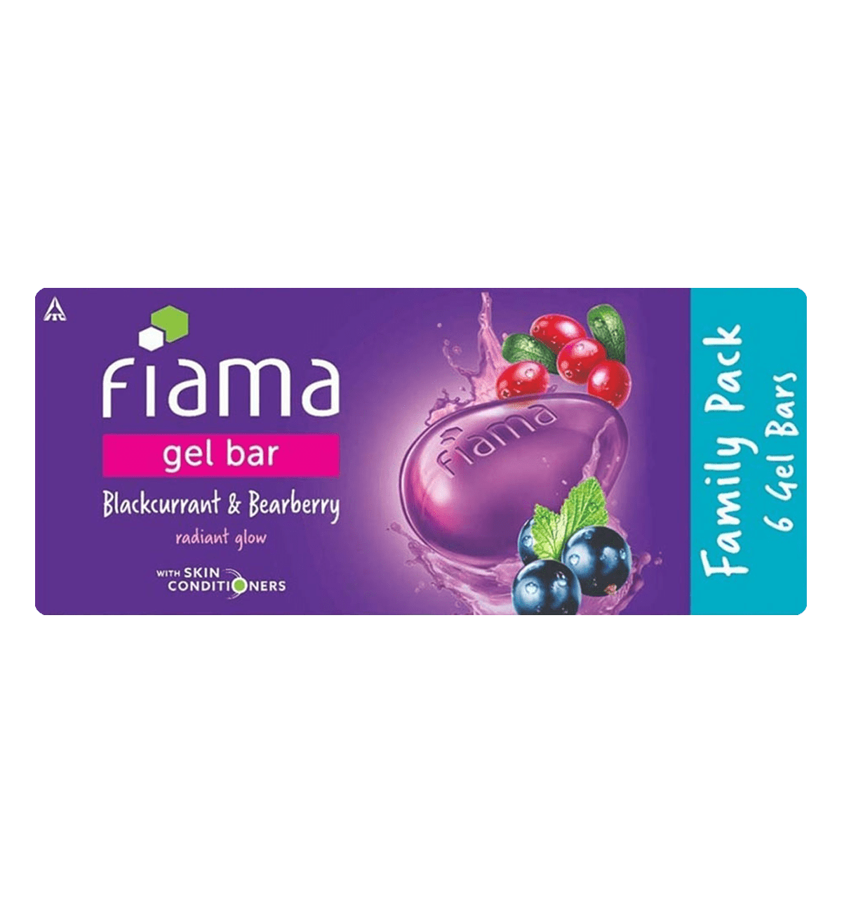 Buy Fiama Fiama Gel Bar Blackcurrant and Bearberry (Pack of 6) 750 g ...