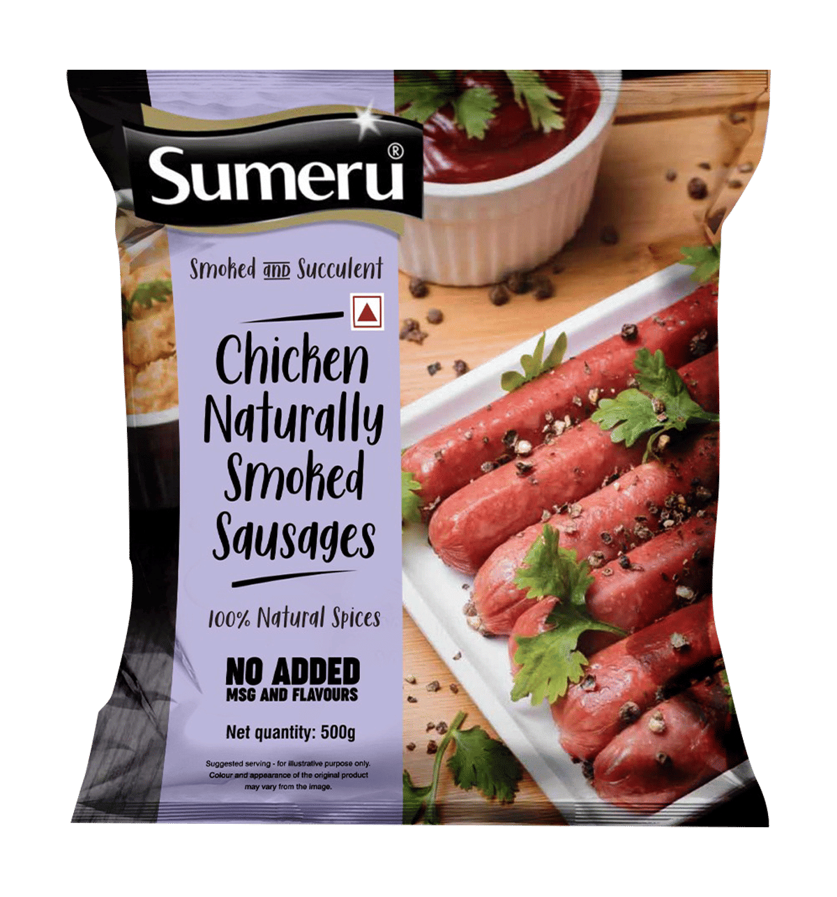 Buy Sumeru Chicken Naturally Smoked Sausages Online (2 pieces) At Best ...