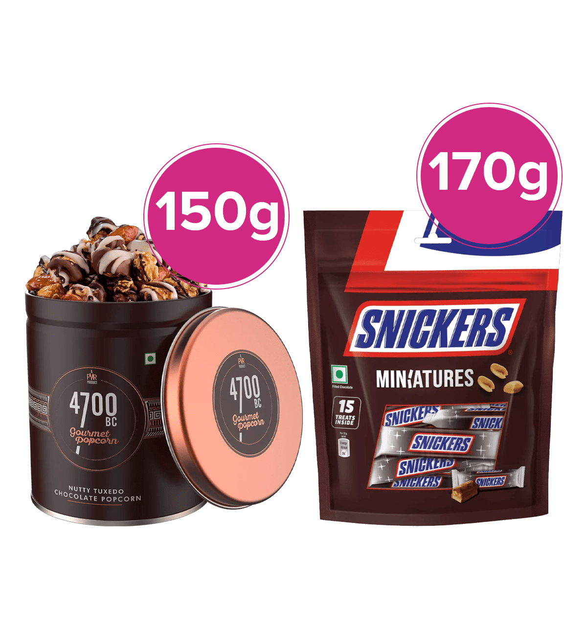 Buy 4700Bc Snickers Miniatures Chocolate & 4700Bc Nutty Tuxedo ...