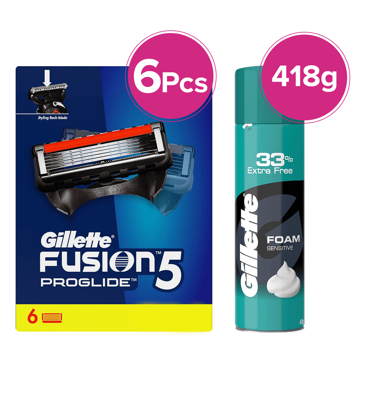 Buy Gillette Gillette Proglide 5 Bladed Shaving Cartridges And Pre ...