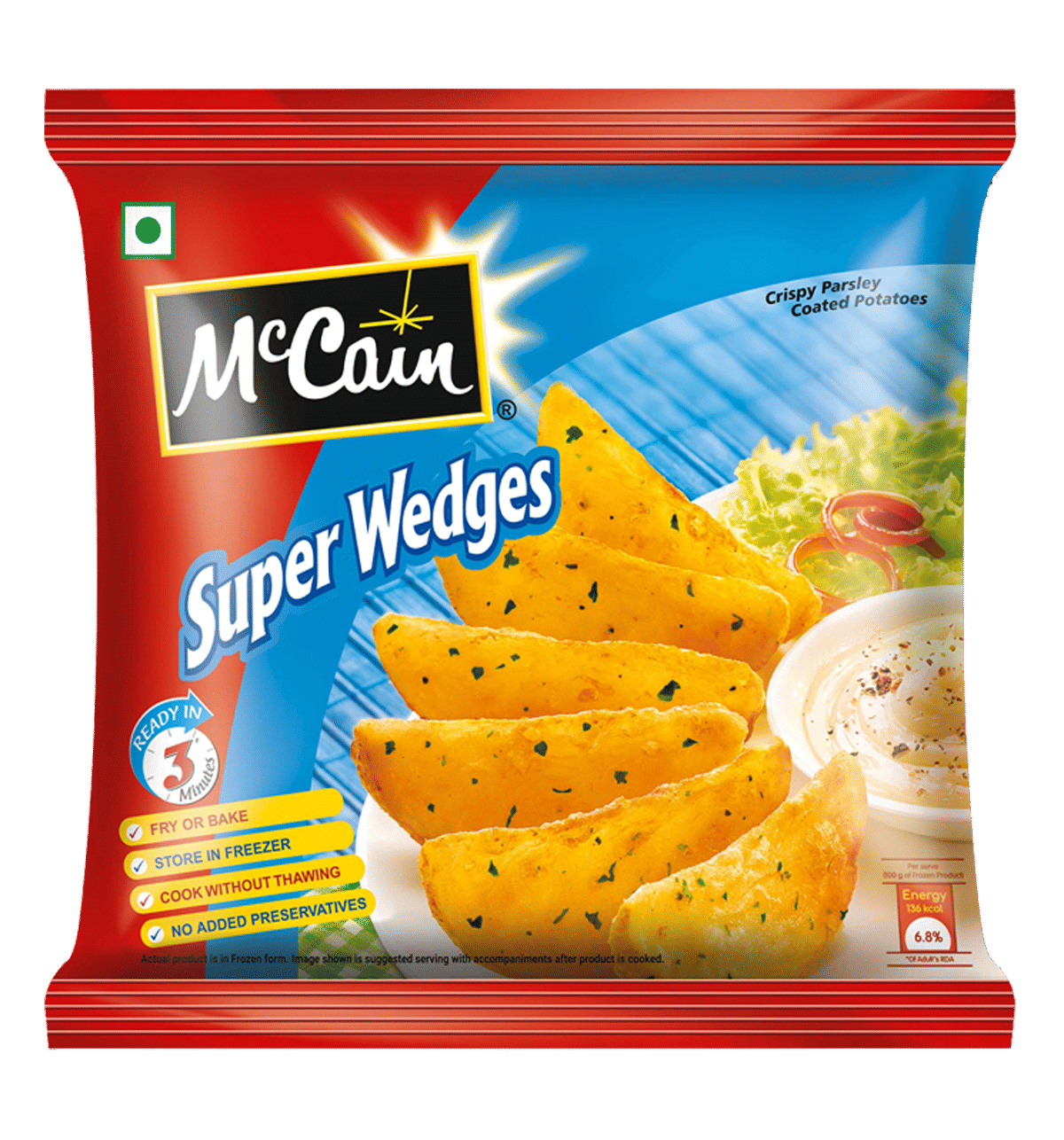 Buy Mccain Mccain Super Potato Wedges 2 pieces Online At Rs. 310 ...