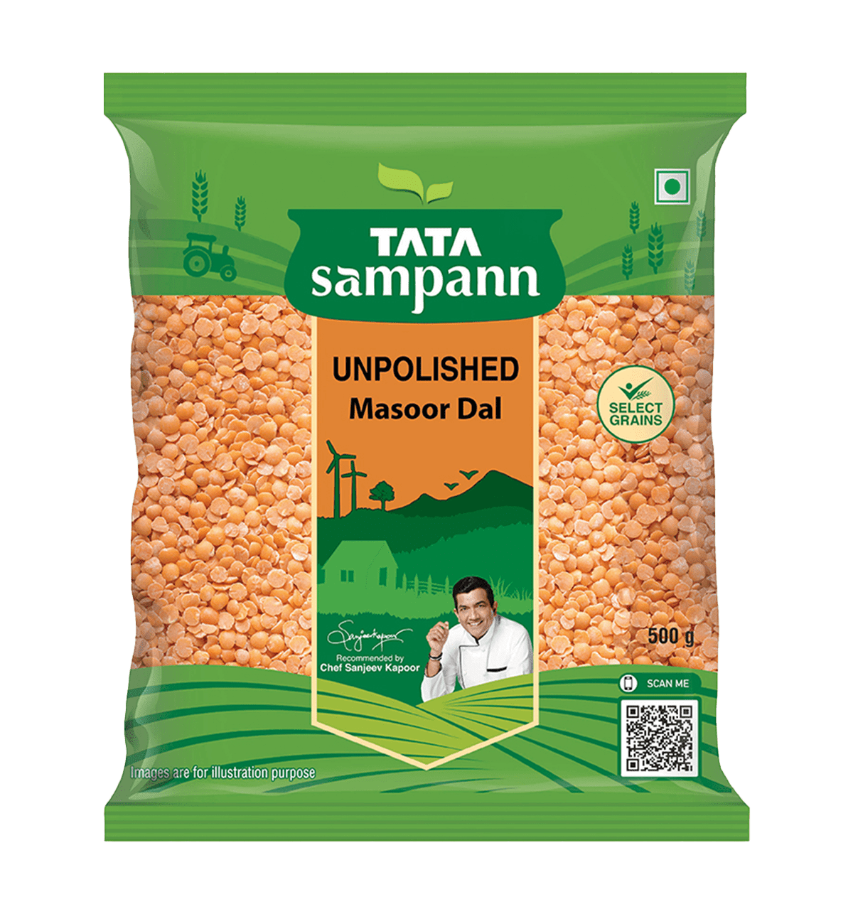 Buy Tata Sampann Tata Sampann Unpolished Masoor Dal 500 g Online At Rs ...