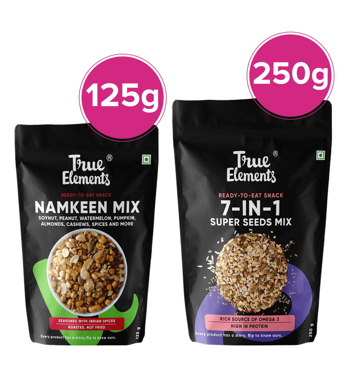 Buy True Elements True Elements 7 In 1 Super Seeds Mix & Namkeen Mix ...