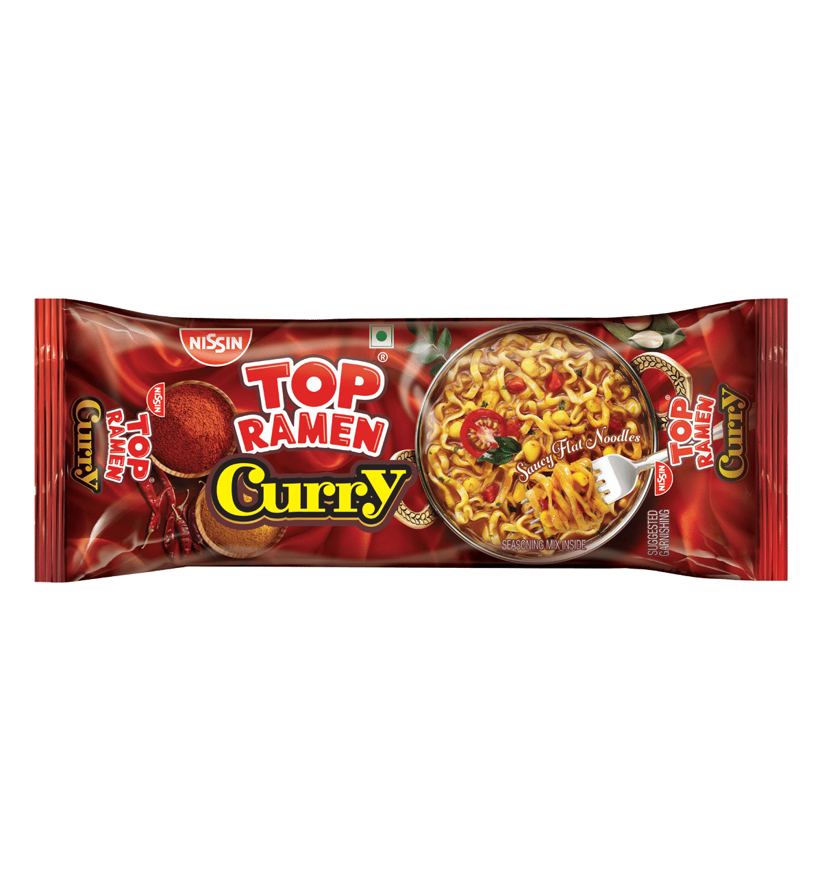 Buy Top Ramen Top Ramen Curry Saucy Flat Noodles 2 pieces Online At Rs ...