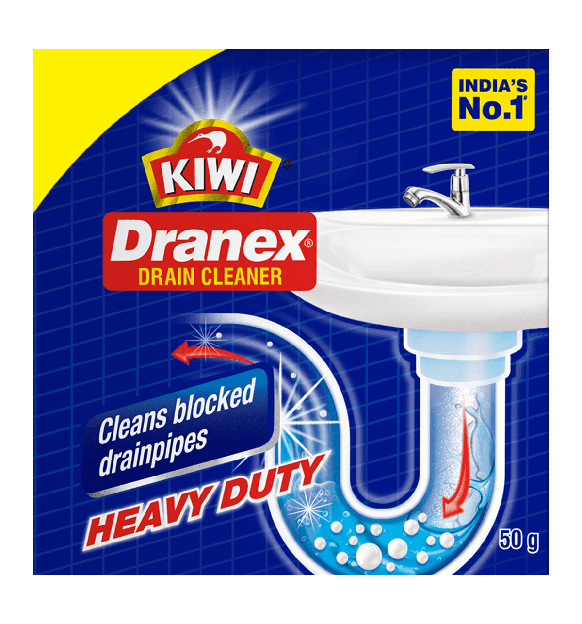 Buy Mr. Muscle Mr. Muscle Kiwi Dranex Drain Cleaner Powder 50gx6 ...