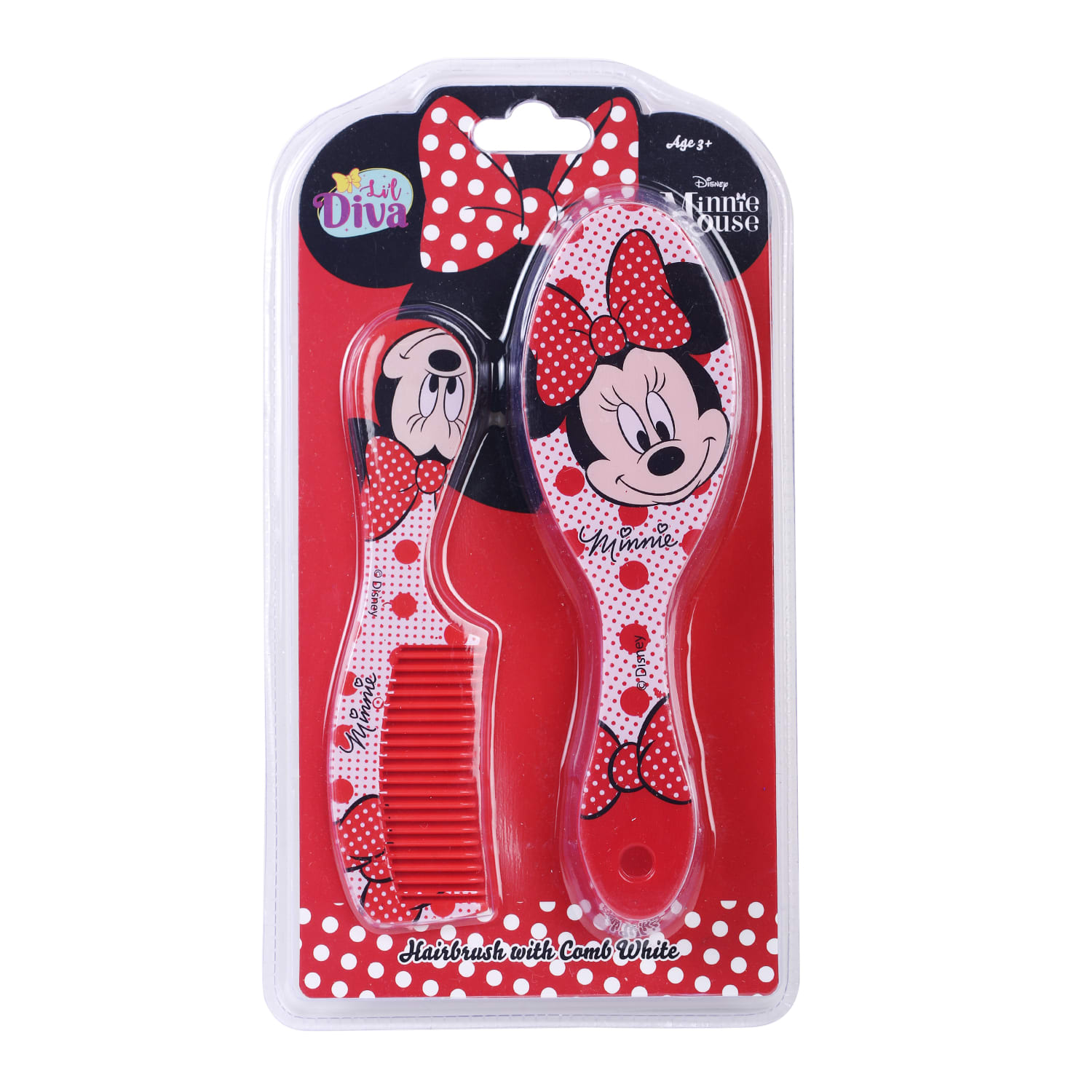 Buy WinMagic Li'l Diva WinMagic Li'l Diva Minnie Mouse Hairbrush with ...