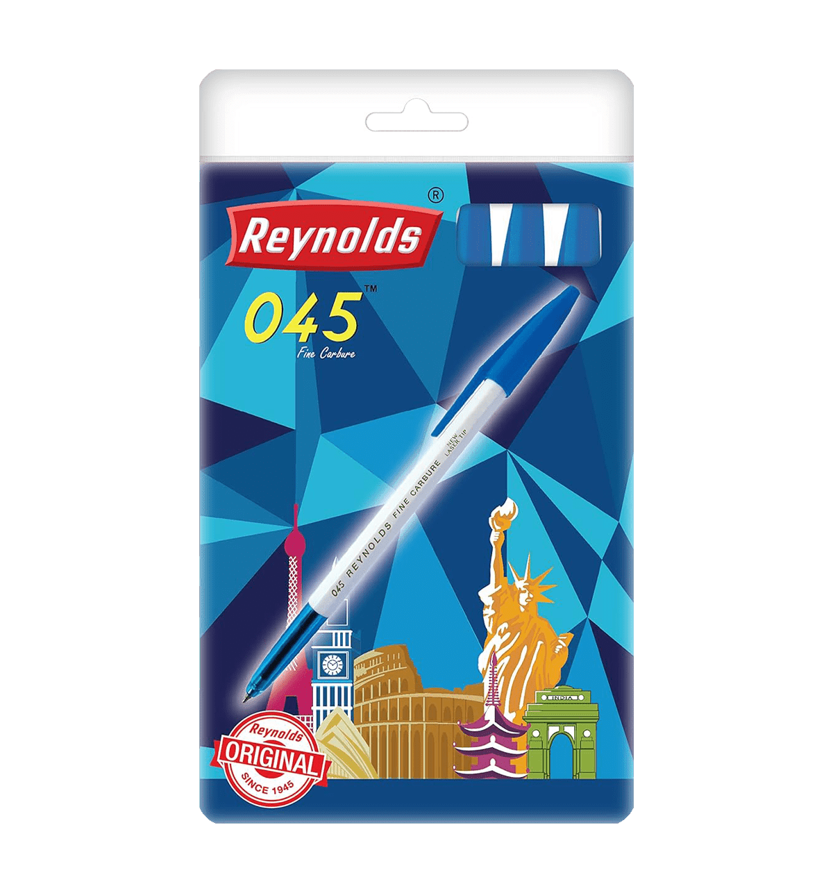 Buy Reynolds Reynolds 045 Fine Carbure Ball Pens - Blue Ink 1 pack ...