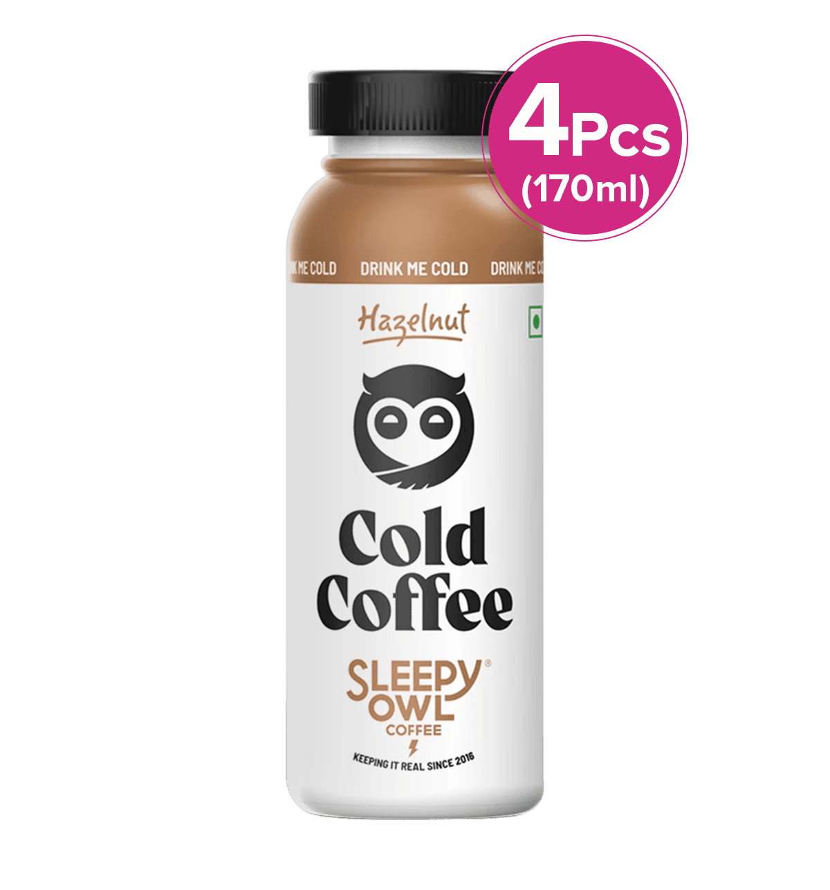 Buy Sleepy Owl Sleepy Owl Epic Cold Coffee - Hazelnut Bottle 4 pieces ...