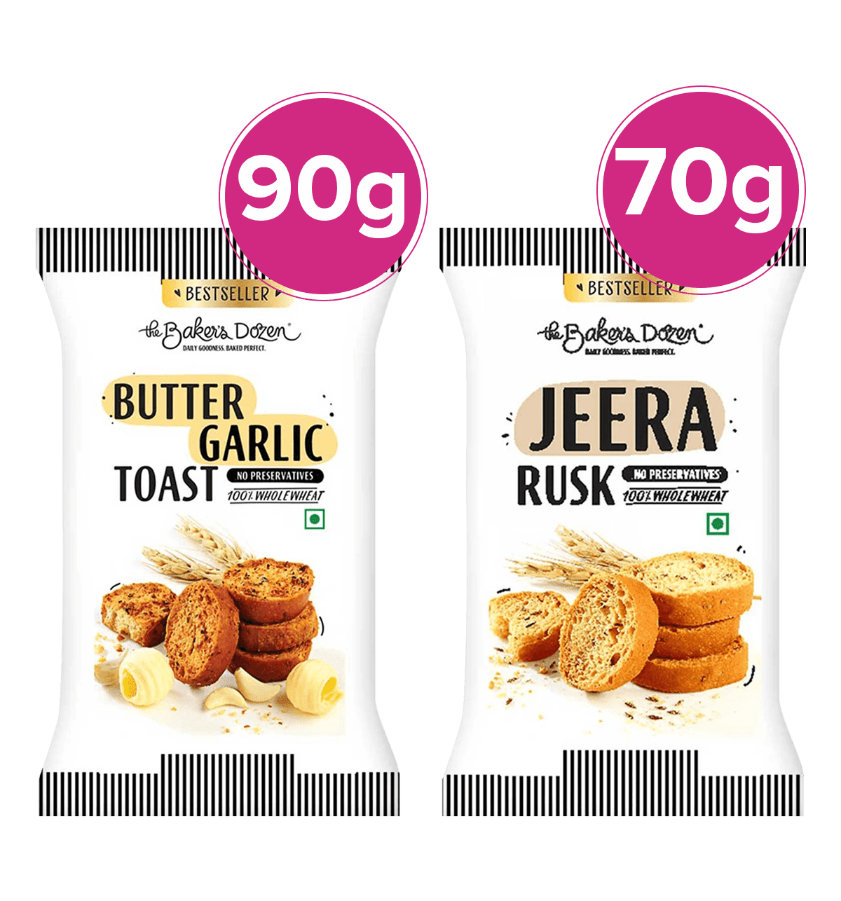 Buy The Baker's Dozen The Baker's Dozen Butter Garlic Toast & The Baker ...