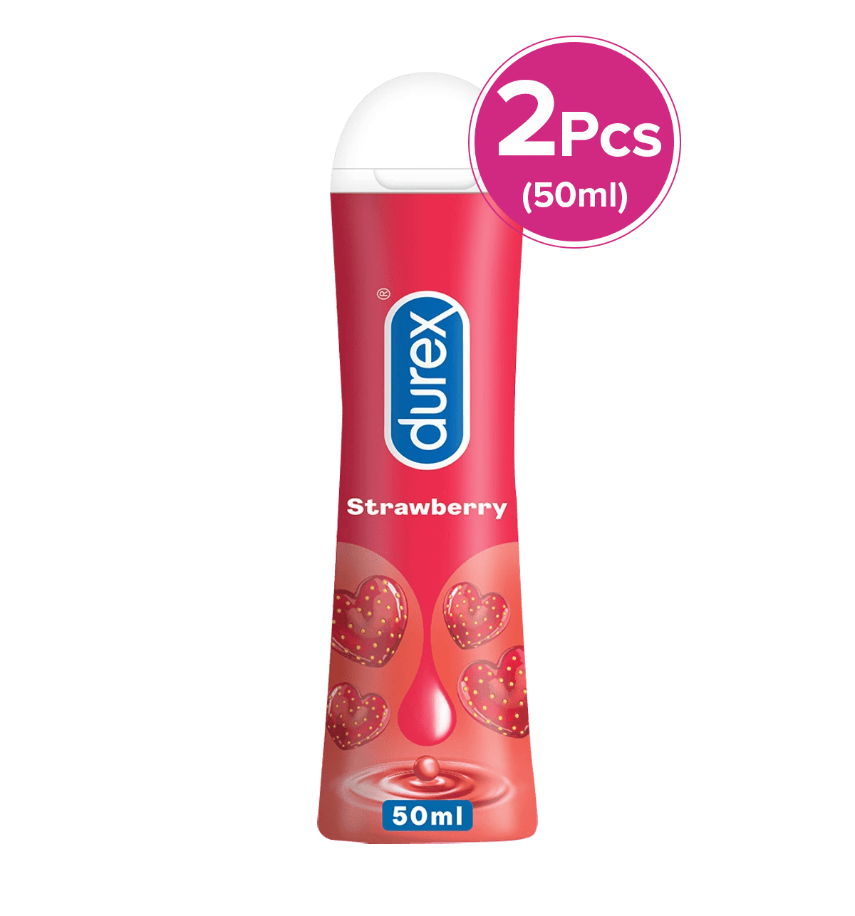 Buy Durex Durex Strawberry Lube- Flavoured Lubricant 2 pieces Online At ...