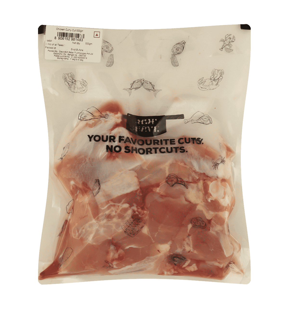 Buy Chopserve Chicken Curry Cut Pouch Online () At Best Price