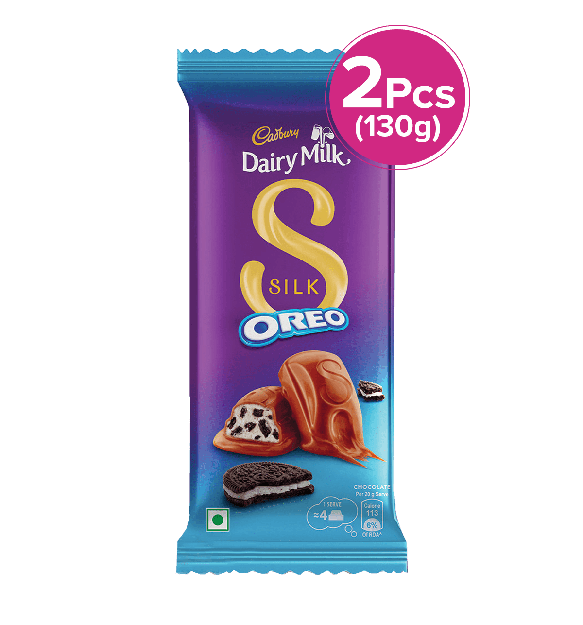 Buy Cadbury Cadbury Dairy Milk Silk Oreo Chocolate Bar 2 pieces Online ...