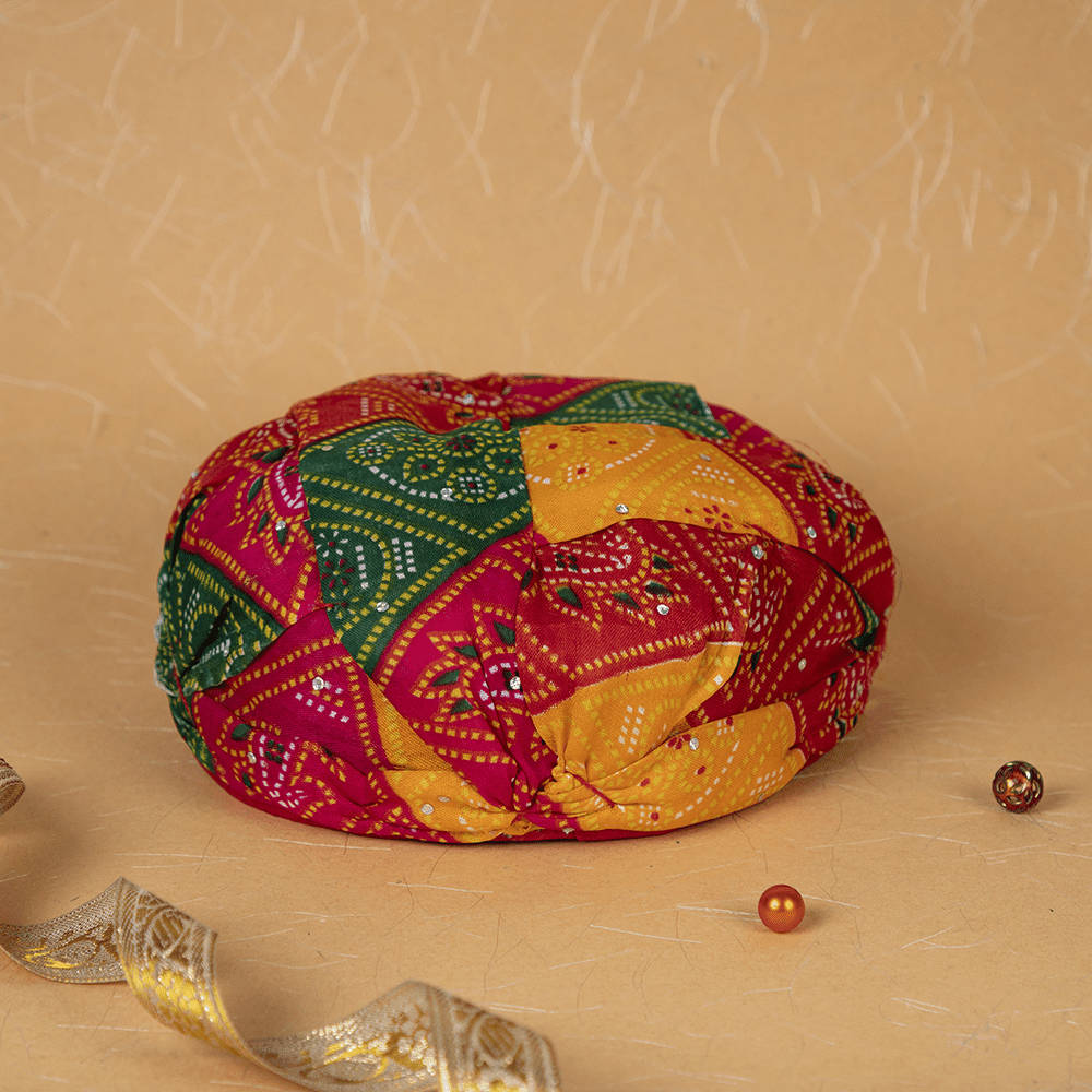 Buy Traditional Pagdi For Functions Assorted 1 Piece Online At Rs. 499 ...