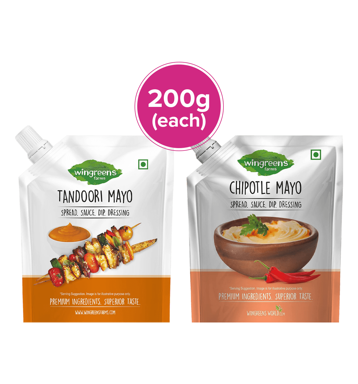 Buy Wingreens Wingreens Farms Chipotle Mayo & Wingreens Farms Tandoori ...