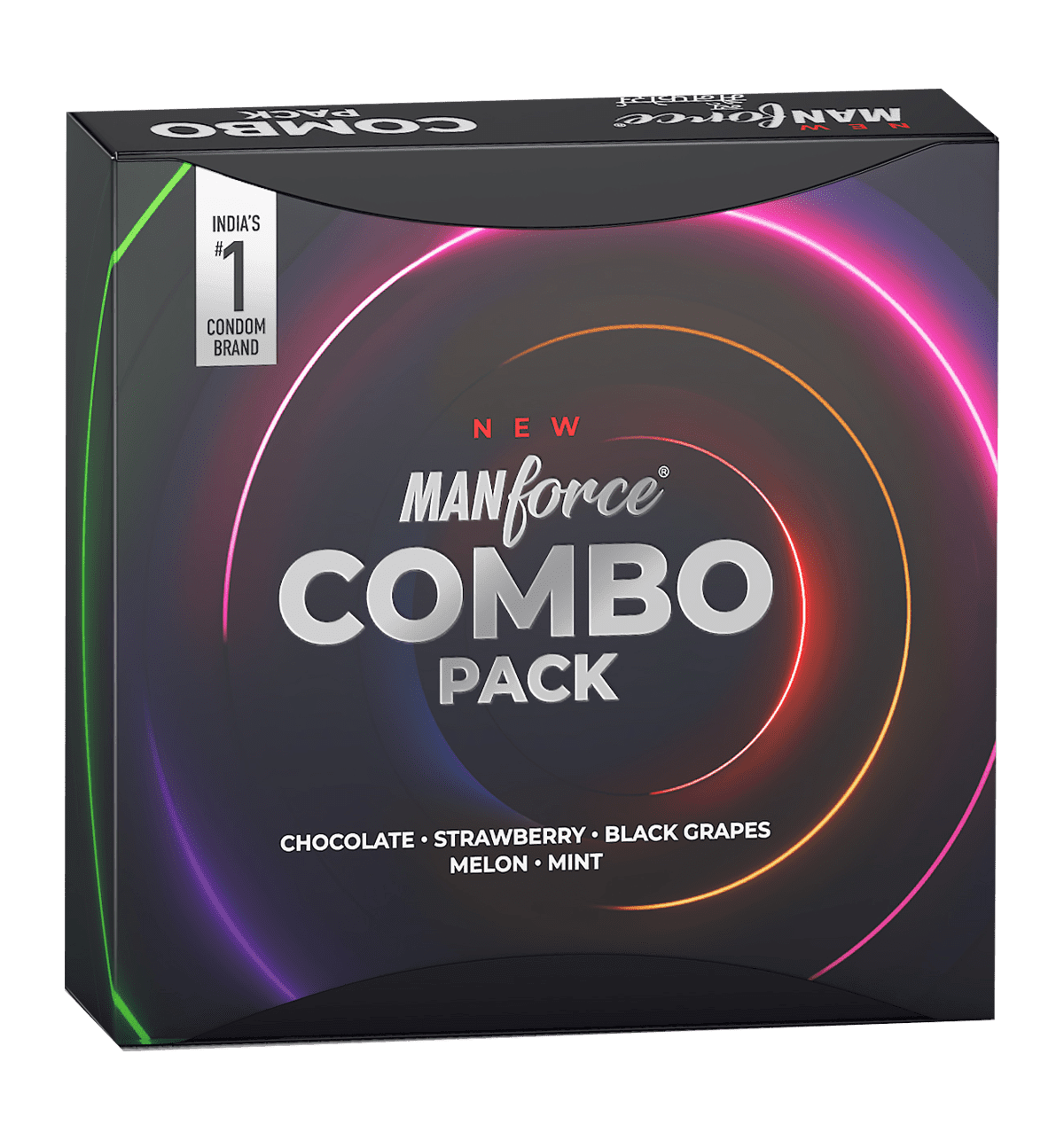 Buy Manforce Manforce (Chocolate Strawberry Coffee Black Grapes & Melon) 20 pieces Online At Rs ...