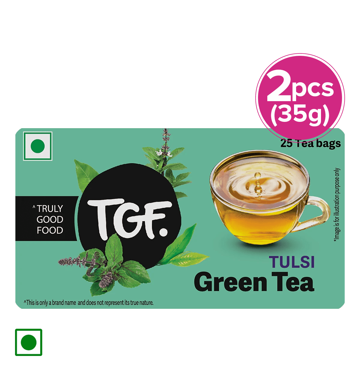 Buy TGF TGF Tulsi Green Tea 25 Bags Box 25 pieces Online At Rs. 340 ...