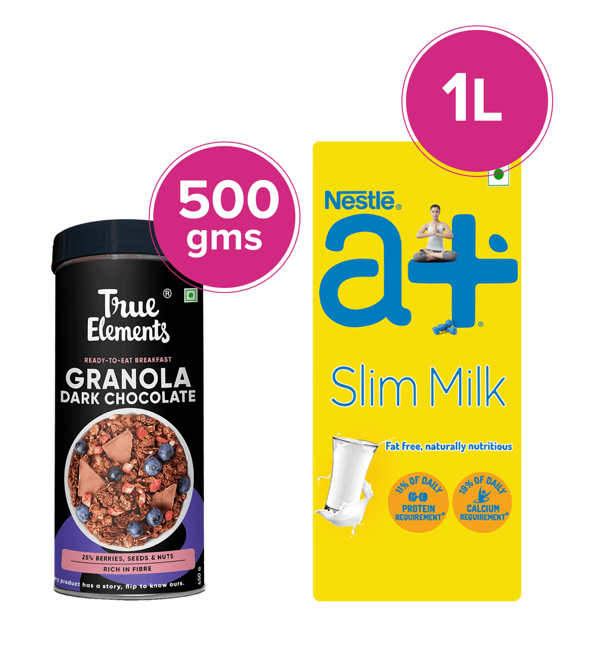 Buy True Elements True Elements Baked Granola Almonds And Dark ...