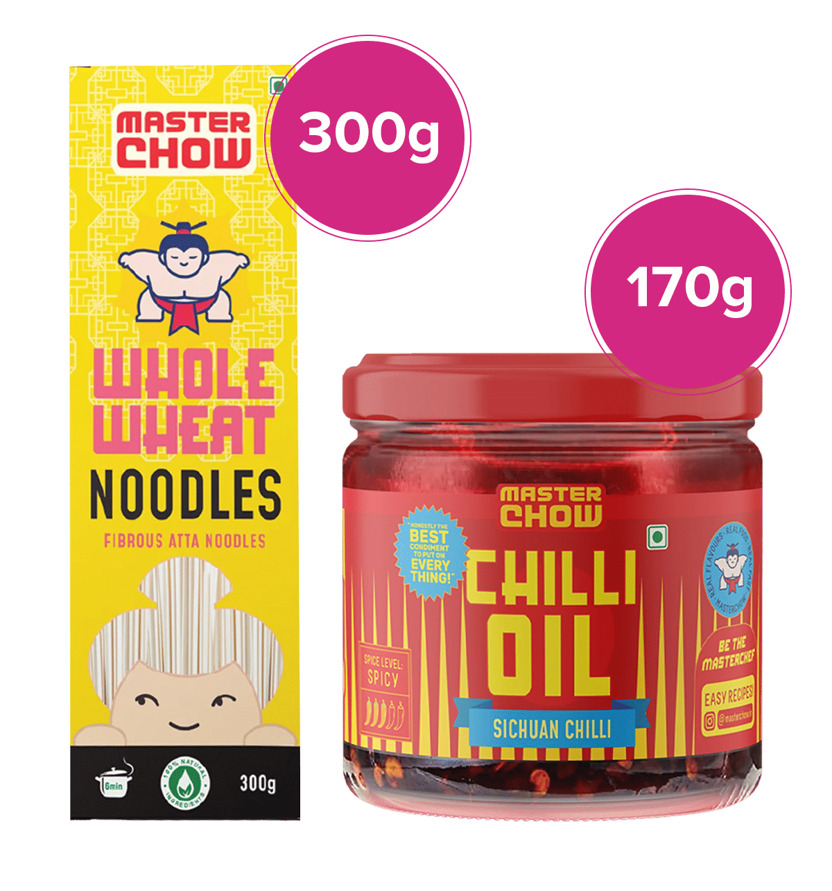 Buy Masterchow Masterchow Sichuan Chilli Oil & Whole Wheat Noodles ...