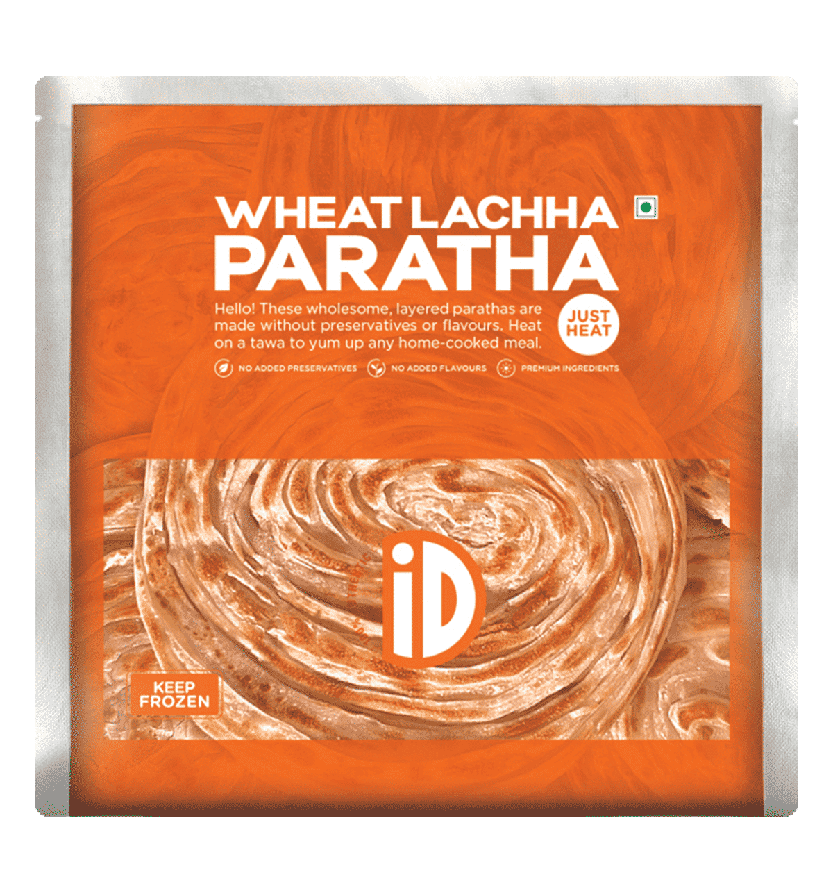 Buy iD Fresh iD Fresh Wheat Lachha Paratha Frozen 400 g Online At Rs ...