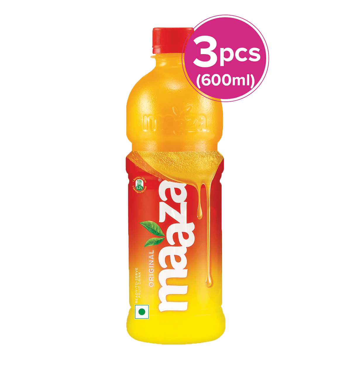 Buy Maaza Mango Drink Bottle Online (600 ml x 3) At Best Price